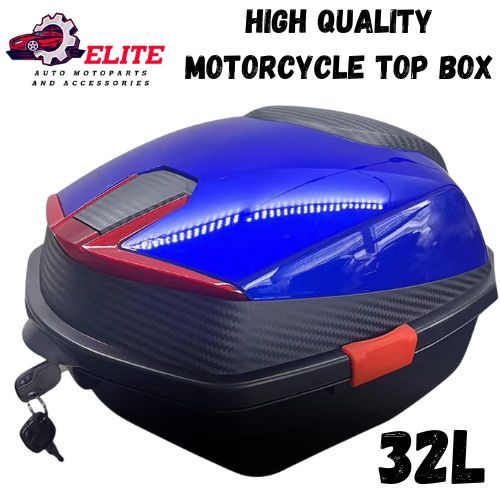 EliteAutoMoto 32 Liters Motorcycle Luggage Top Box High Quality Givi ...