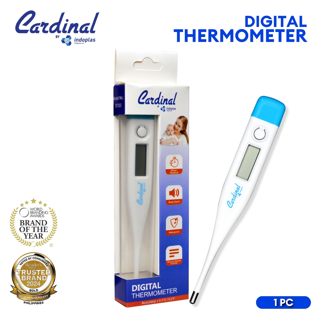 Indoplas Cardinal Digital Thermometer - 1 Piece | Shopee Philippines
