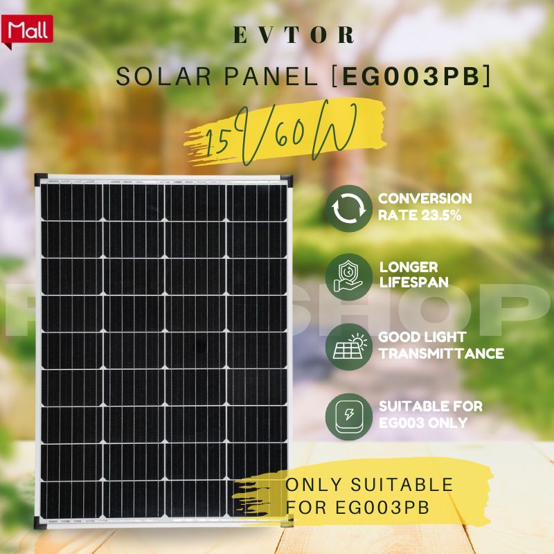 【Ready Stock】Solar Panel ONLY For Portable Power Station 300W/200W/150W ...