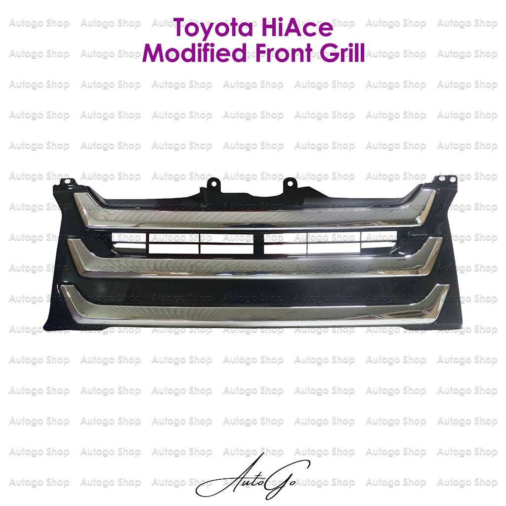 Toyota HiAce 2014-2018 Modified Front Grill | Shopee Philippines