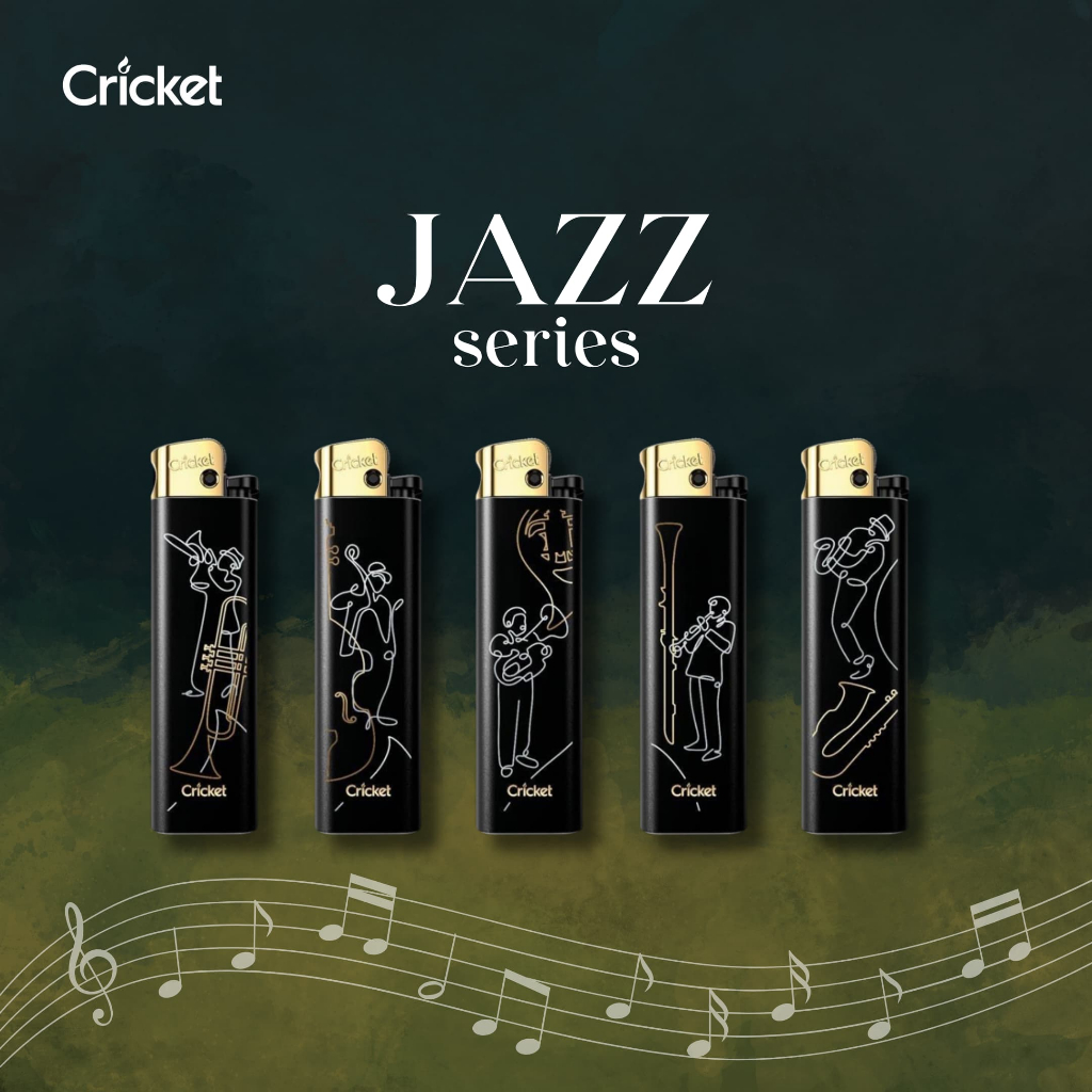 Cricket Lighter Original JAZZ Series (5pc pack) | Shopee Philippines