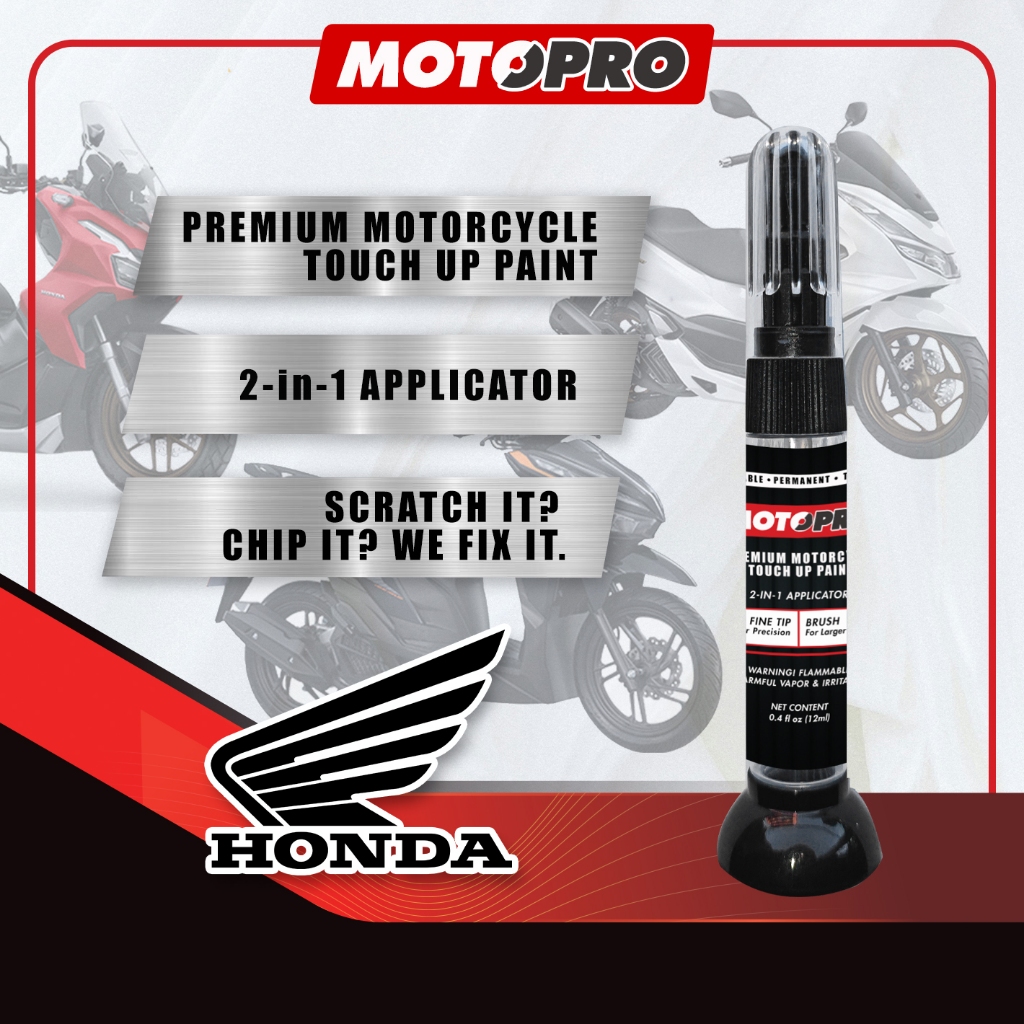 HONDA MotoPro Premium Motorcycle Touch Up Paint Scratch Touch Up Pen ...
