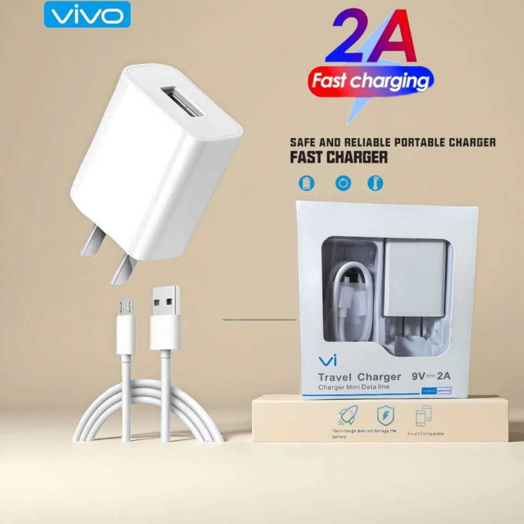 Vivo Charger 9V 2A Quick Flash Charging Data USB Cable For Android ...
