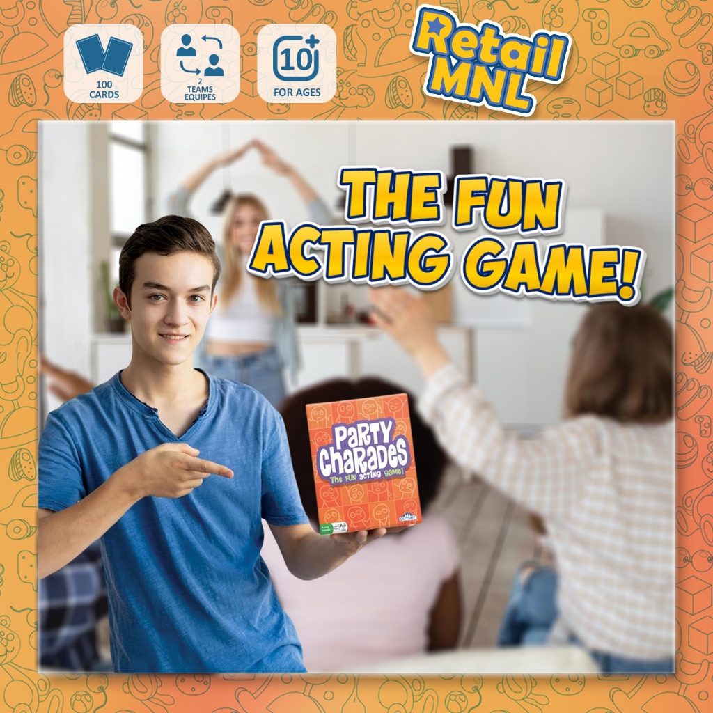 Retailmnl Party Charades Contains 500 Fun Charades for Kids, Adults ...