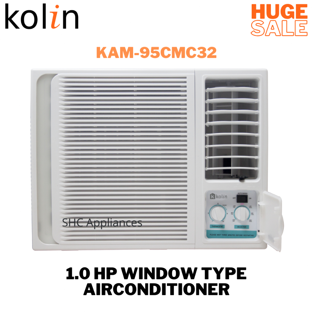 Kolin KAM-95CMC32 1.0 HP Window Type Airconditioner | Shopee Philippines