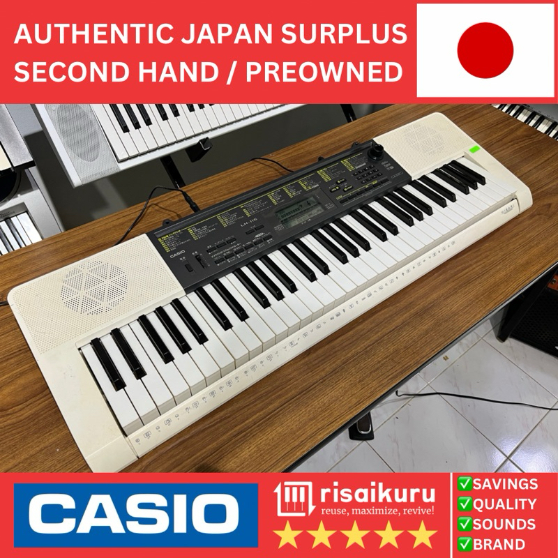 CASI0 LK-116 Piano Keyboard Organ 61 Keys – Semi Weighted with Touch Response | Shopee Philippines