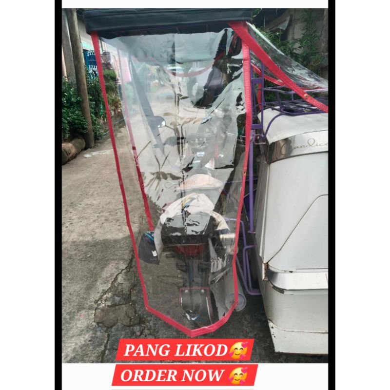 TRICYCLE COVER TRANSPARENT GAUGE 16 TRAPAL CLEAR W/ FREE ROPE PANG ...
