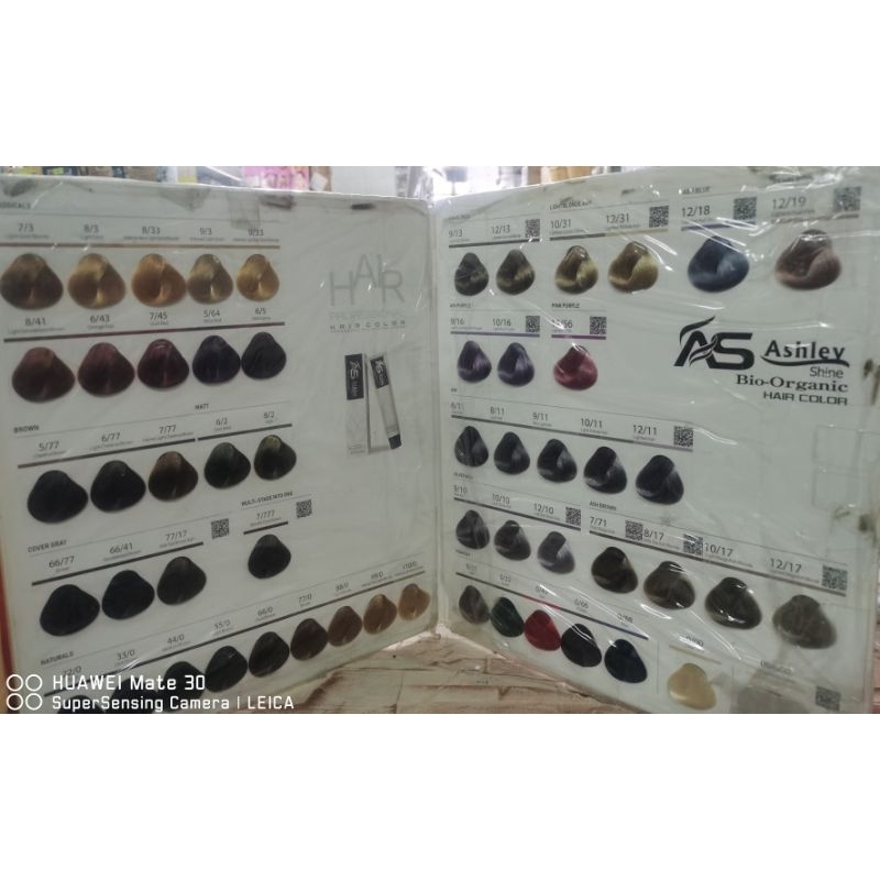 Ashley Color Chart New | Shopee Philippines