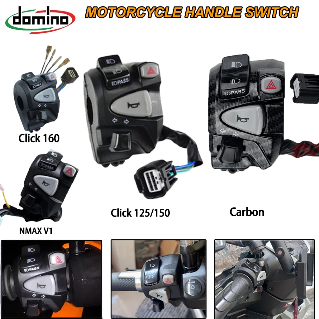 Domino Handle Switch For Honda Click 125/150/160 NMAX V1 with Pssing ...