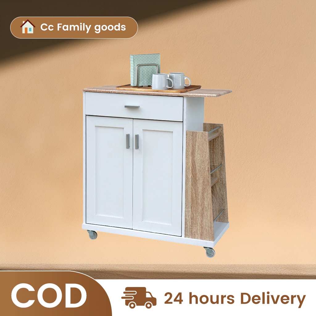 Kitchen trolley handcart type cabinet island countertop kitchen cabinet ...