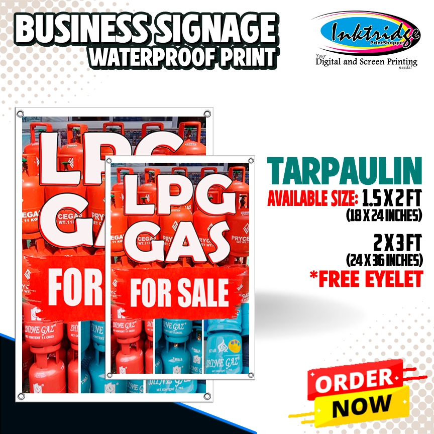 LPG GAS Signage | Laminated or Tarpaulin Signage l Waterproof Print ...