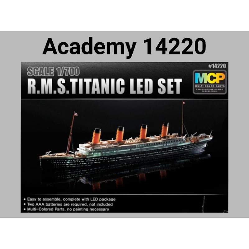 Academy 14220 RMS Titanic LED Set 1:700 Scale | Shopee Philippines