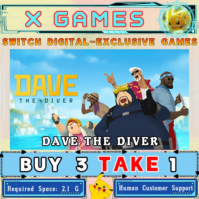 DAVE THE DIVER Nintendo Switch Digital Game （BUY 3 TAKE 1) | Shopee ...