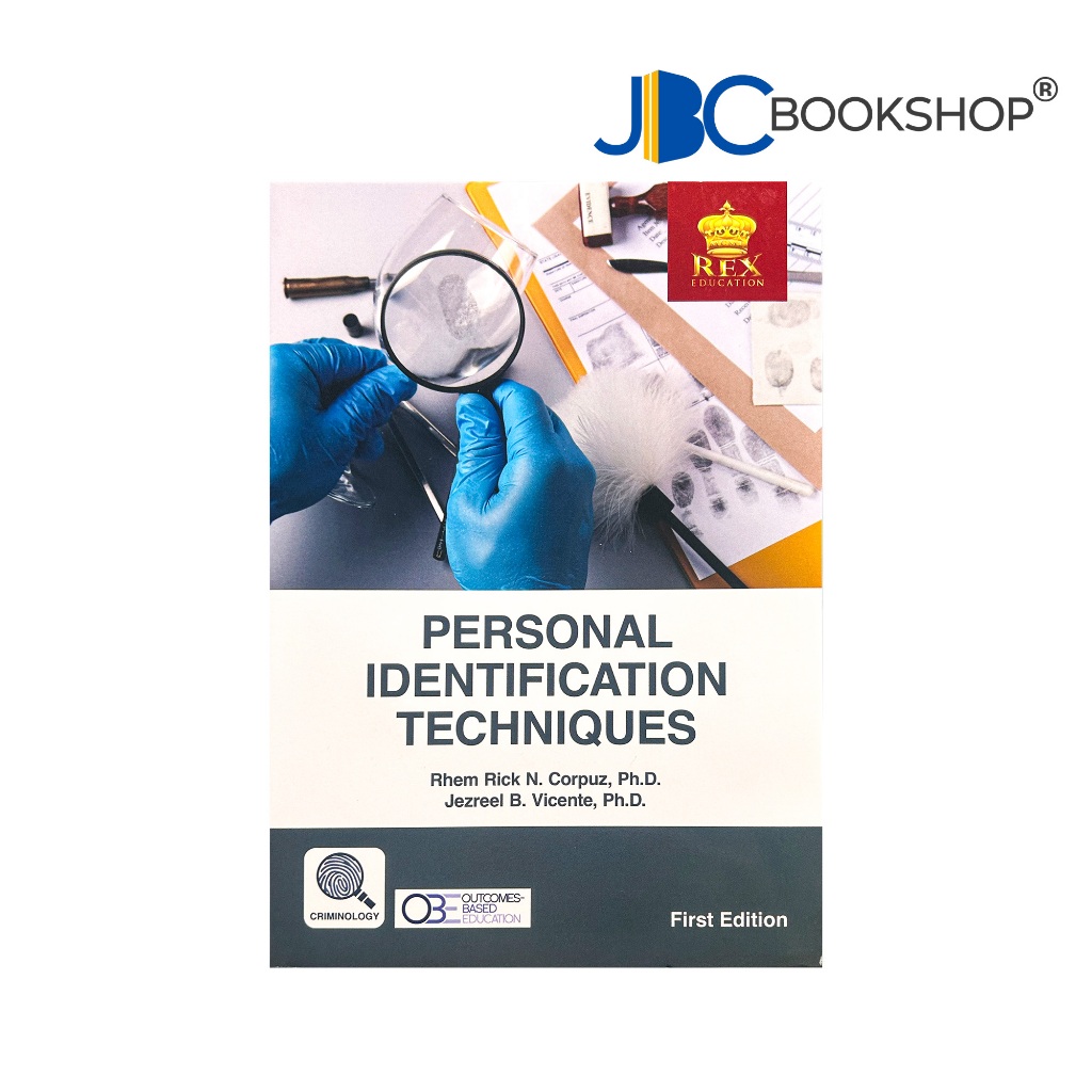 Personal Identification Techniques First Edition 2025 PB by Corpuz ...