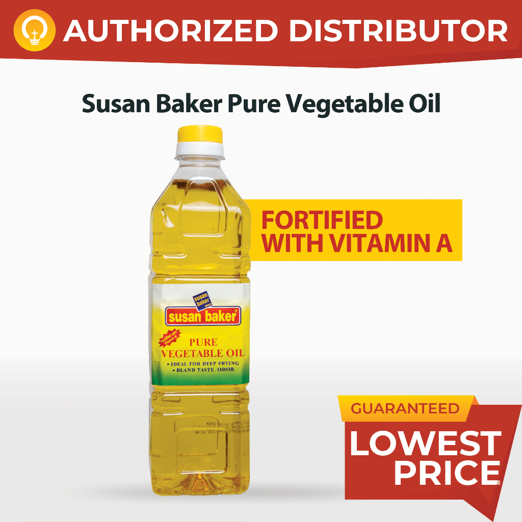 Susan Baker Vegetable Oil 1 L / 2 L – Multi-Purpose Healthy Cooking Oil ...