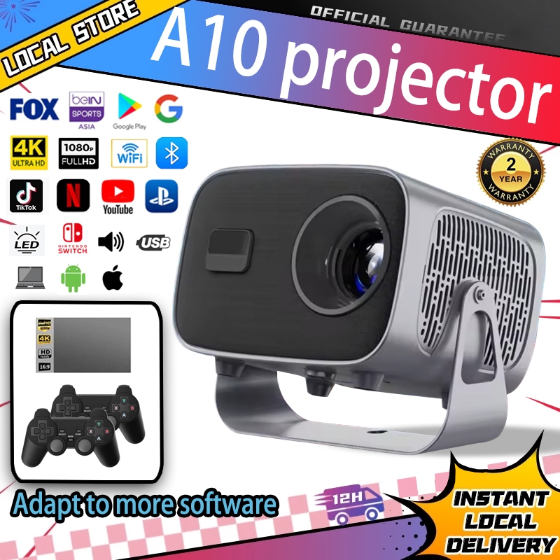 A10 smart projector automatic calibration portable wireless connection ...