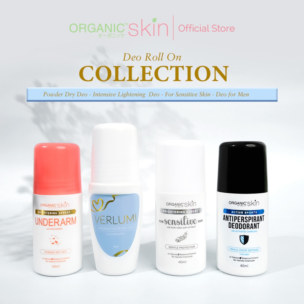 Organic Skin Japan and Verlumi Deo Roll on Collection | Shopee Philippines