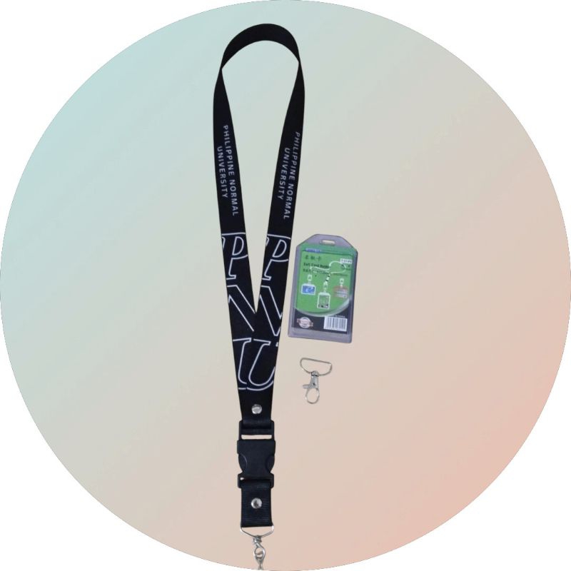 PNU ID LACE LANYARD/MINIMAL BLACK-D | Shopee Philippines