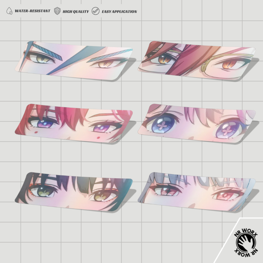 Wuthering Waves Wuwa Character Batch 1 Holographic Sticker Gaming Anime ...