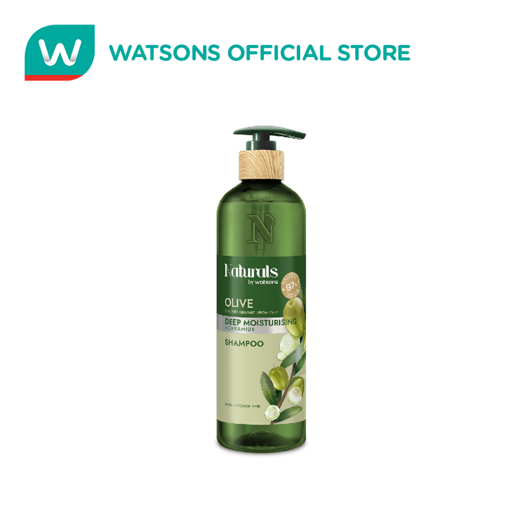 NATURALS BY WATSONS Olive Shampoo 490ml | Shopee Philippines