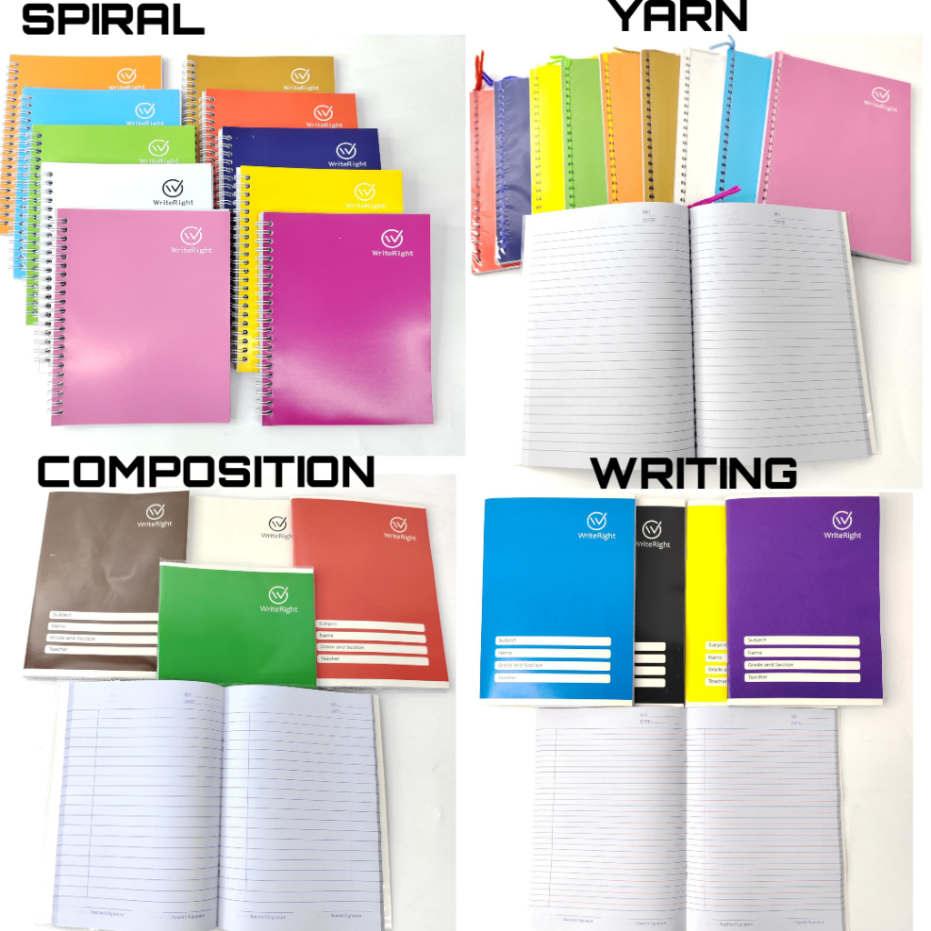 Bundle 10pcs Writing, Composition ,University, Yarn and Spiral Notebook ...