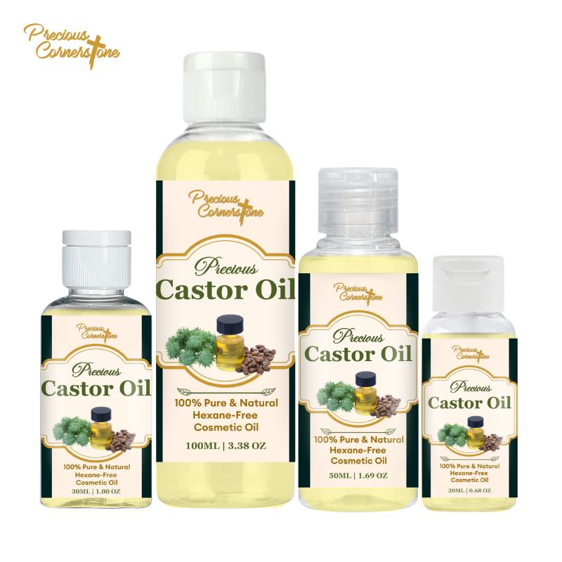 Precious Castor Oil 100% Pure Cold Pressed (100ml | 50ml | 30ml | 20ml ...