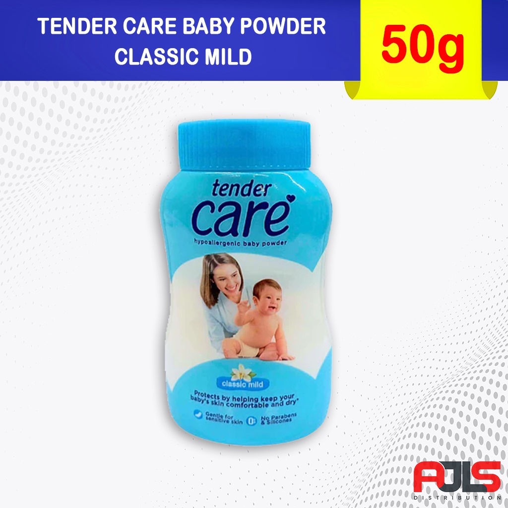 Tender Care Baby Powder Classic Mild 50g | Shopee Philippines