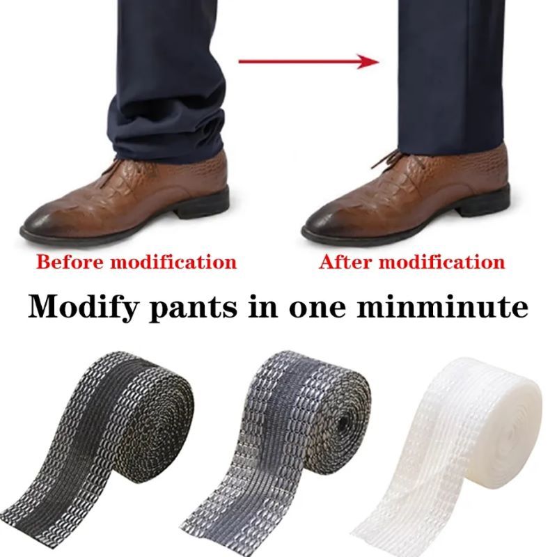 Self-Adhesive Tape For Trousers Legs Edge Shortening Tape Paste Hem ...