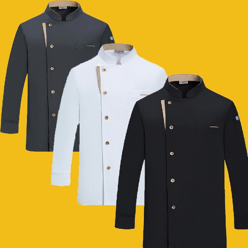 Chefs Uniform Men Women Cotton Waiter Catering Uniform Chef Jacket ...