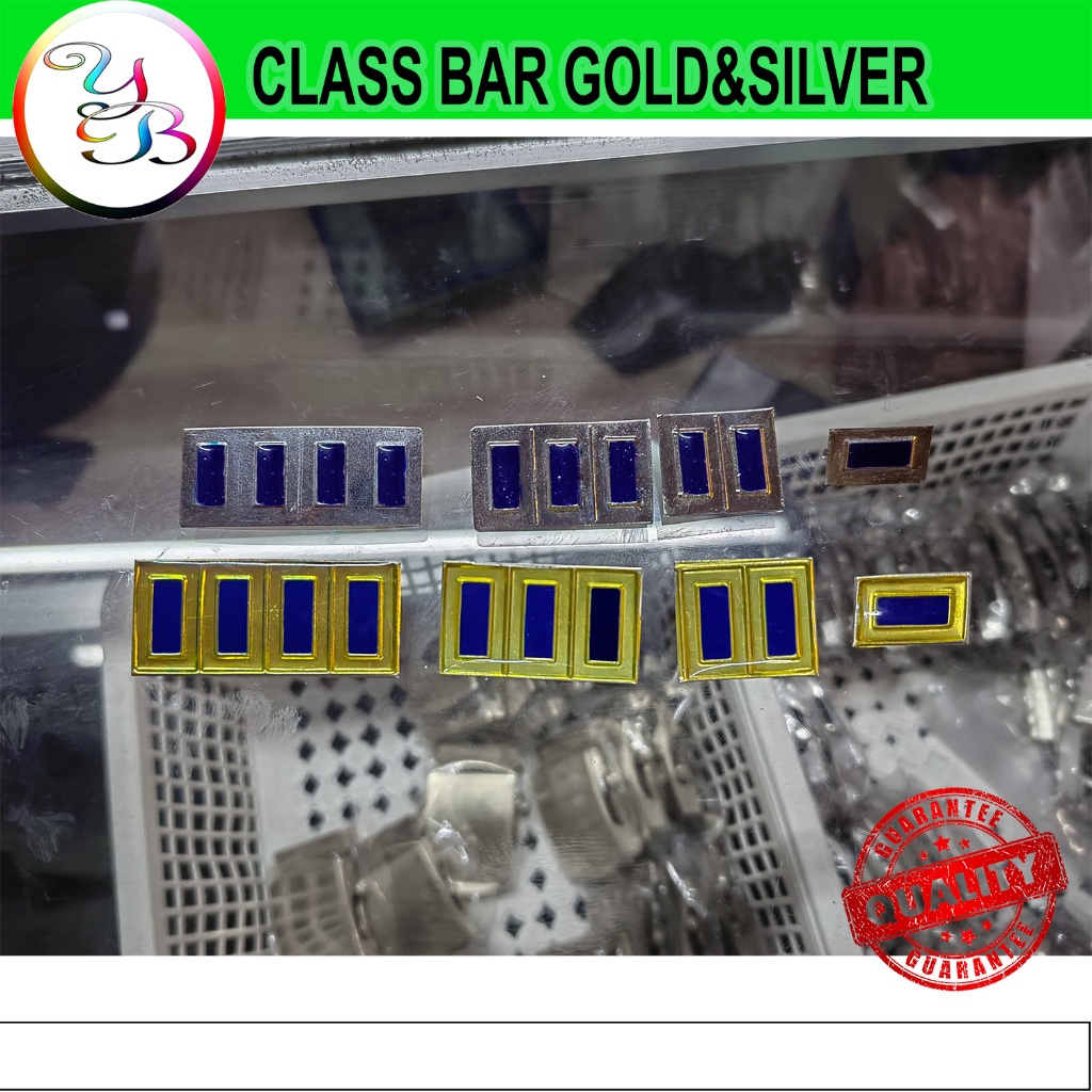 class bar pin gold and silver uniform accessories / maritime / army ...