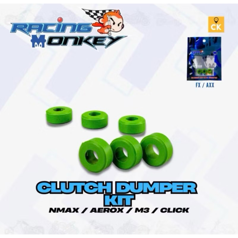 Racing Monkey Clutch Damper Kit for Nmax/Aerox/M3/Mio125/Click 1set ...