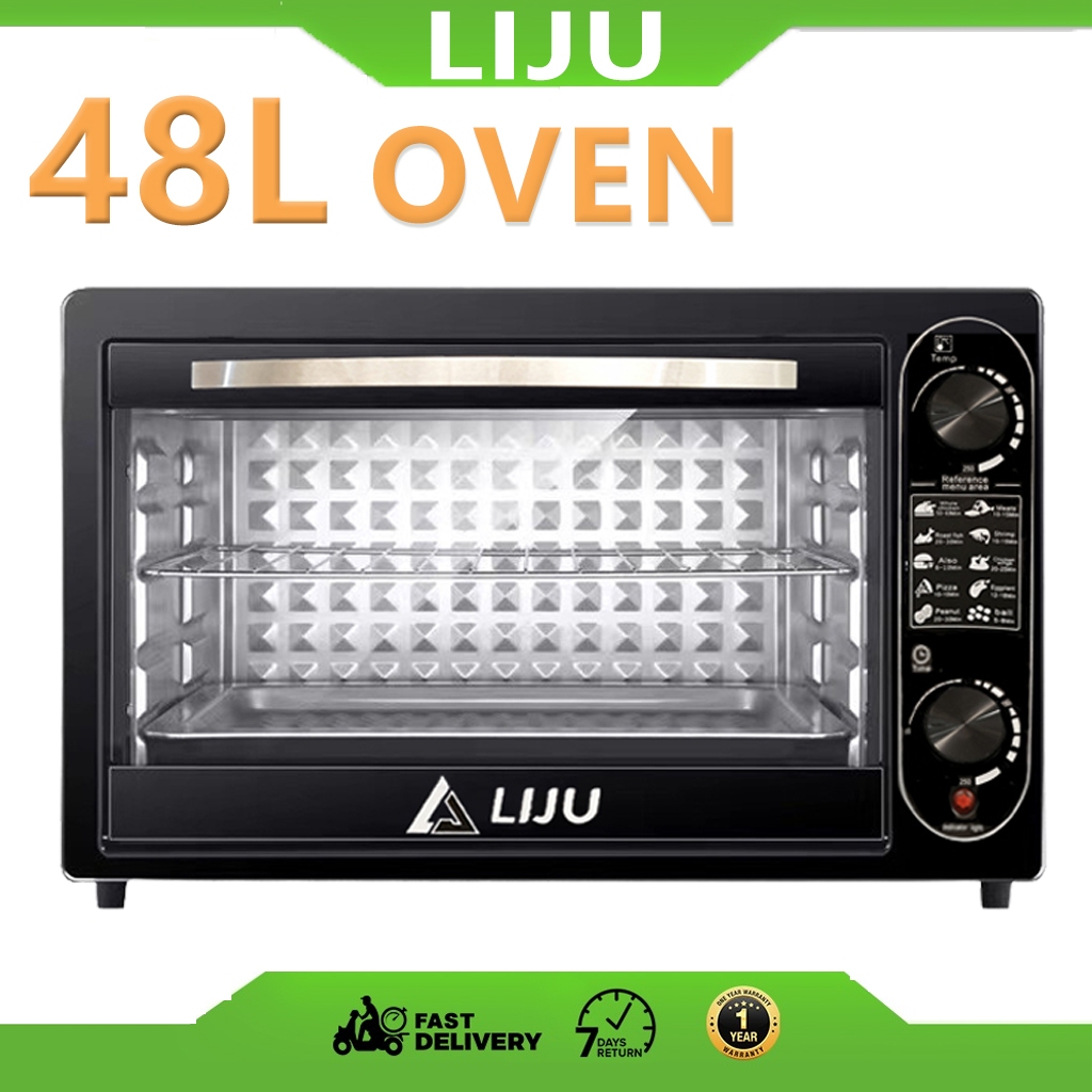 48L Oven Multipurpose Household Electric Baking Kitchen Oven Baking ...