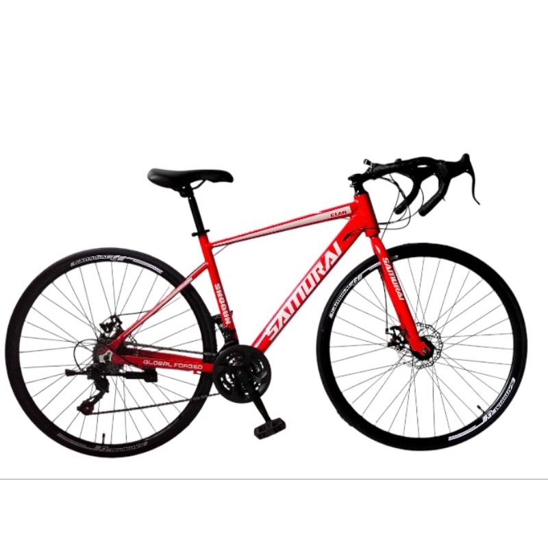 SAMURAI SHOGUN ALLOY DISC BRAKE ROAD BIKE | Shopee Philippines