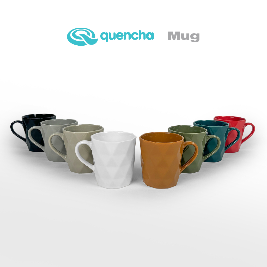 Quencha 325ml Chip Resistant Coffee Mug New Bone Porcelain Cofee Cup ...