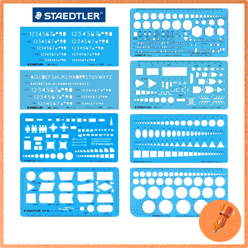 STAEDTLER Template Ruler Set | Shopee Philippines