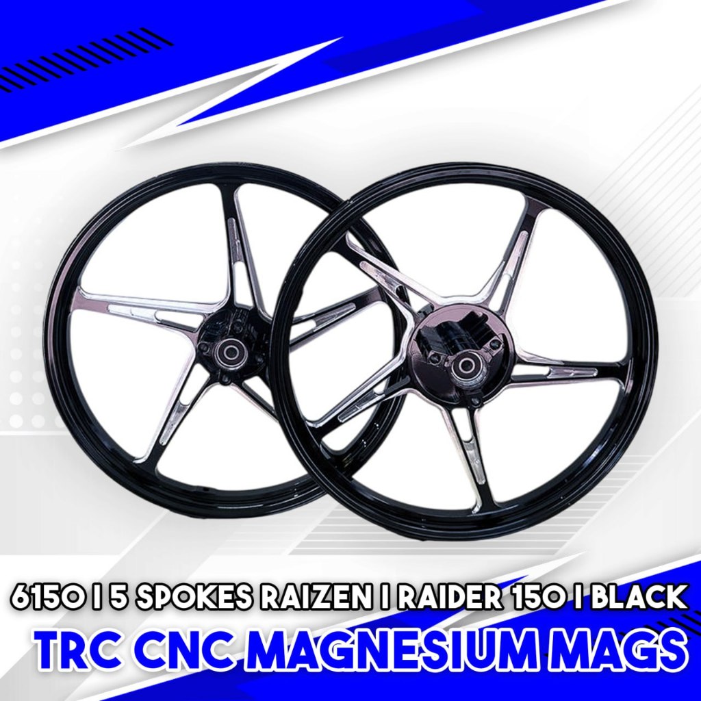 TRC CNC MAGS RAIZEN (6150) 5 SPOKES FOR RAIDER 150 CARB/FI | Shopee ...
