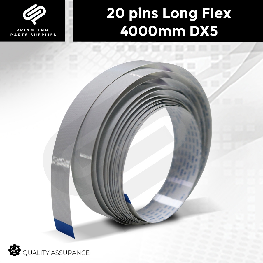 PPS 20 pins Long Data Cable for Epson DX5 Printhead (4000mm) Type A | Shopee Philippines
