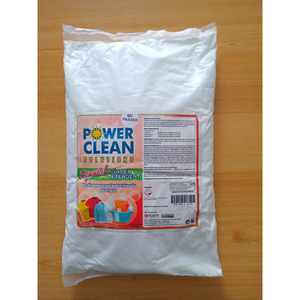 POWERCLEAN Special Powder Detergent ( an all purpose and budgent ...