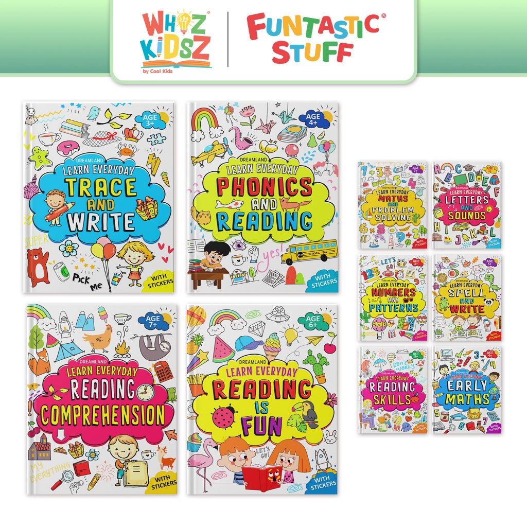 Whiz Kidsz Interactive Sticker Activity Books for Kids | Early ...