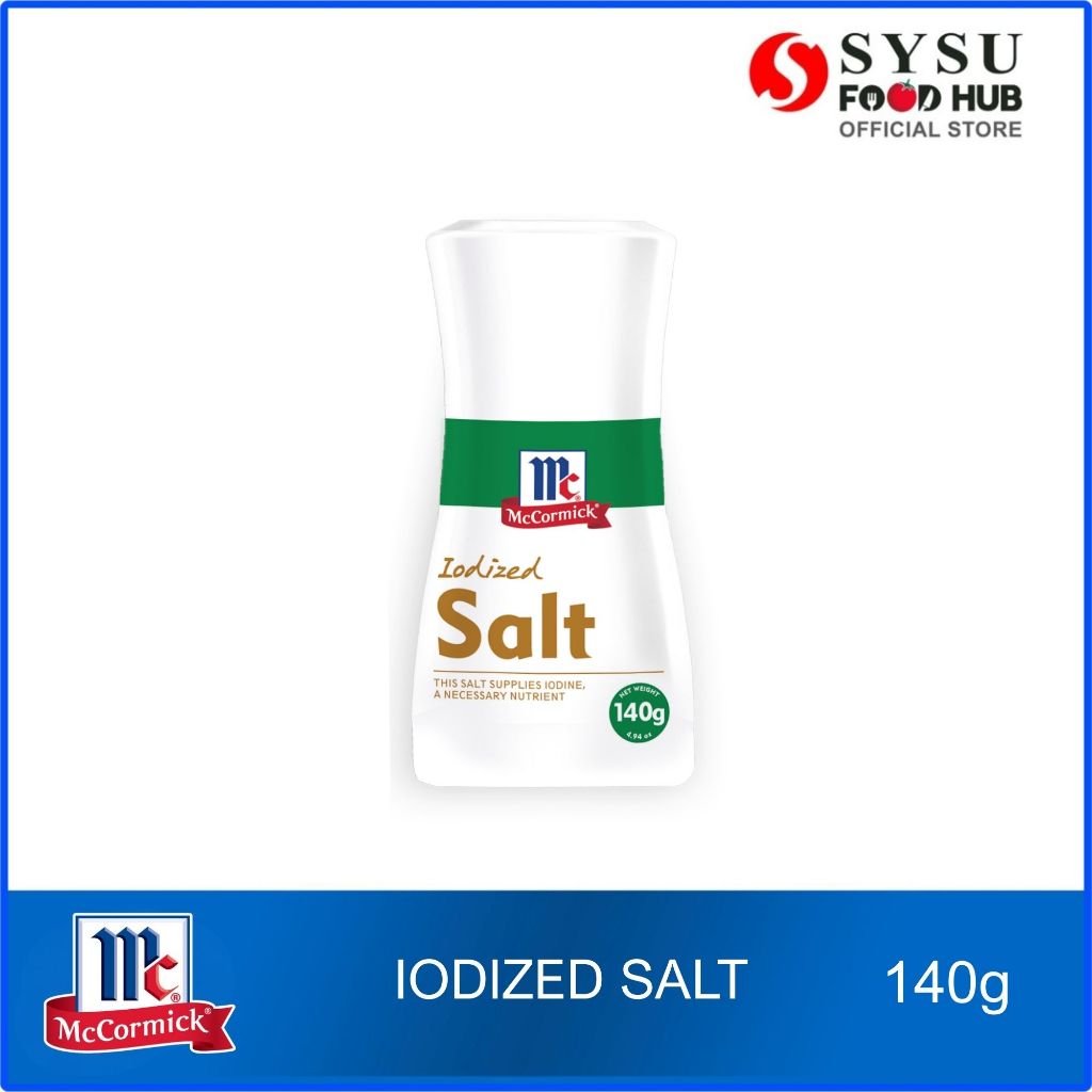 McCormick Iodized Salt 140g | Shopee Philippines