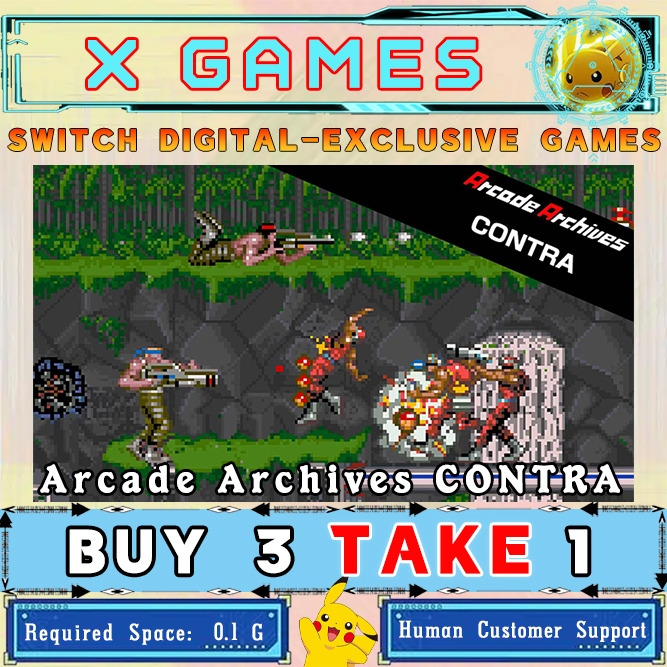 Arcade Archives CONTRA Nintendo Switch Digital Game （BUY 3 TAKE 1 ...