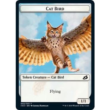 Cat Bird // Human Soldier (005) Double-Sided Token (Foil) - Ikoria ...