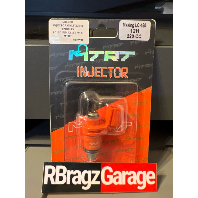 MTRT Fuel Injector 220cc 12 holes - Sniper 150 v1 / Nmax v1 | Shopee ...