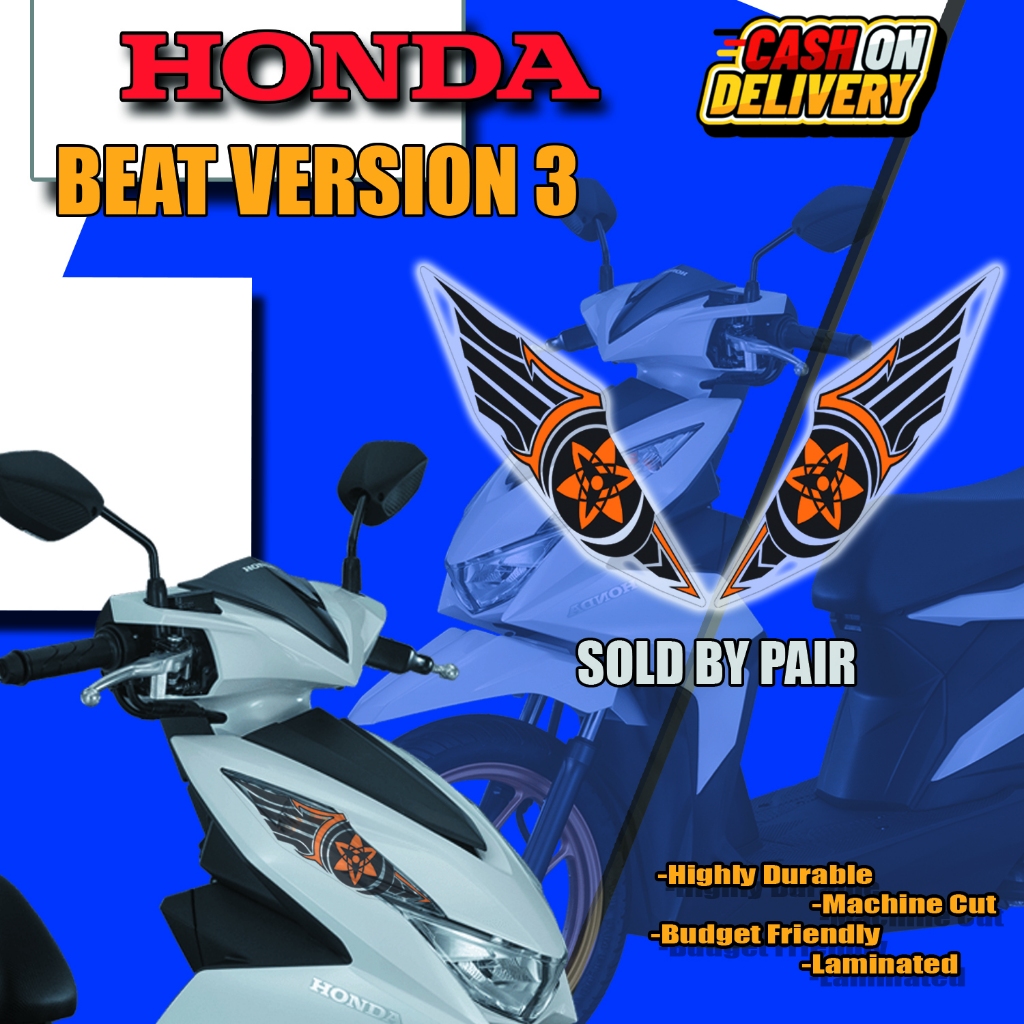NEW BEAT WINKER STICKER FOR VERSION 3 MOTOTRCYCLE/ HONDA BEAT NEW ...