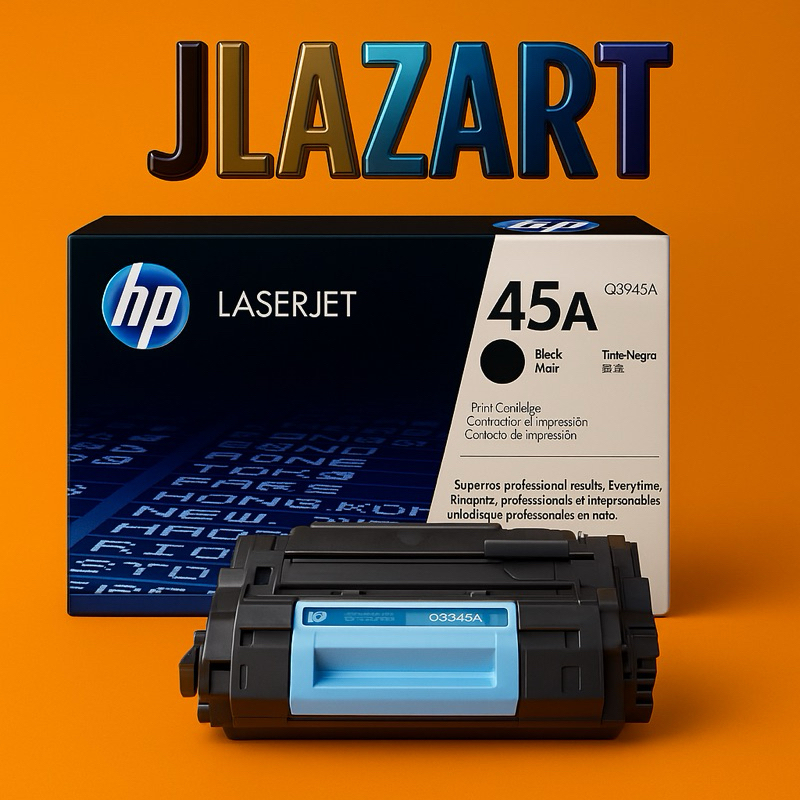 HP 45A Black Original LaserJet Toner Cartridge, Q5945A Printing ...