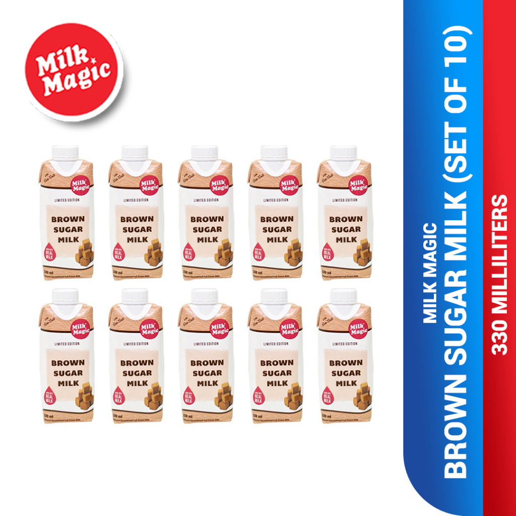 Milk Magic - Brown Sugar Milk 330ml (Set of 10) | Shopee Philippines