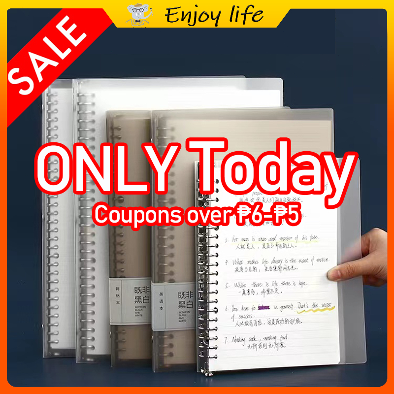 Binding Cover Notebook Binder A4 / B5 / A5 Hard Cover Refillable Covers ...