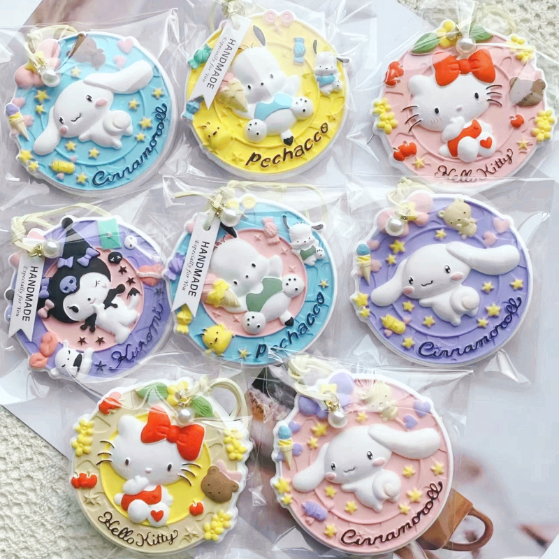 Cartoon coloring plaster doll kid's painting handmade educational toys ...