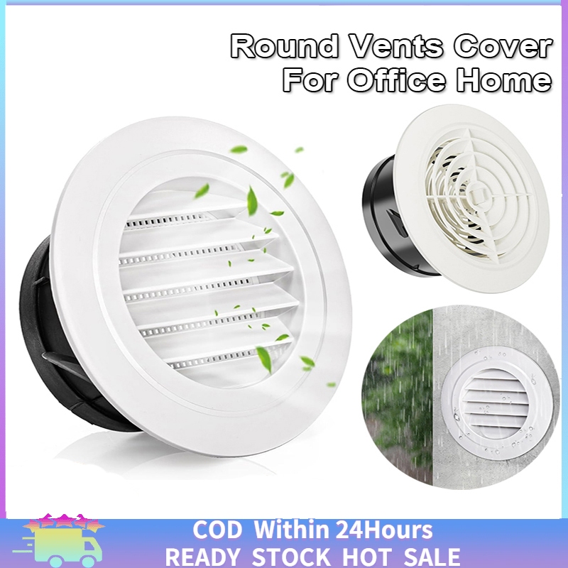 Air Vent Extract Valve Grille Round Air Vent Louver Grille Adjustable ...