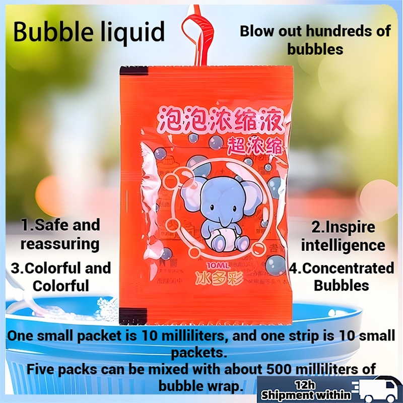 Bubble Gun Toy Bubble Liquid Concentrated Bubble Liquid | Shopee ...